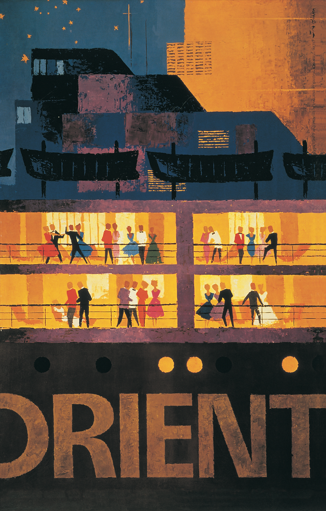 Orient Poster and Frame – Iris & Olive