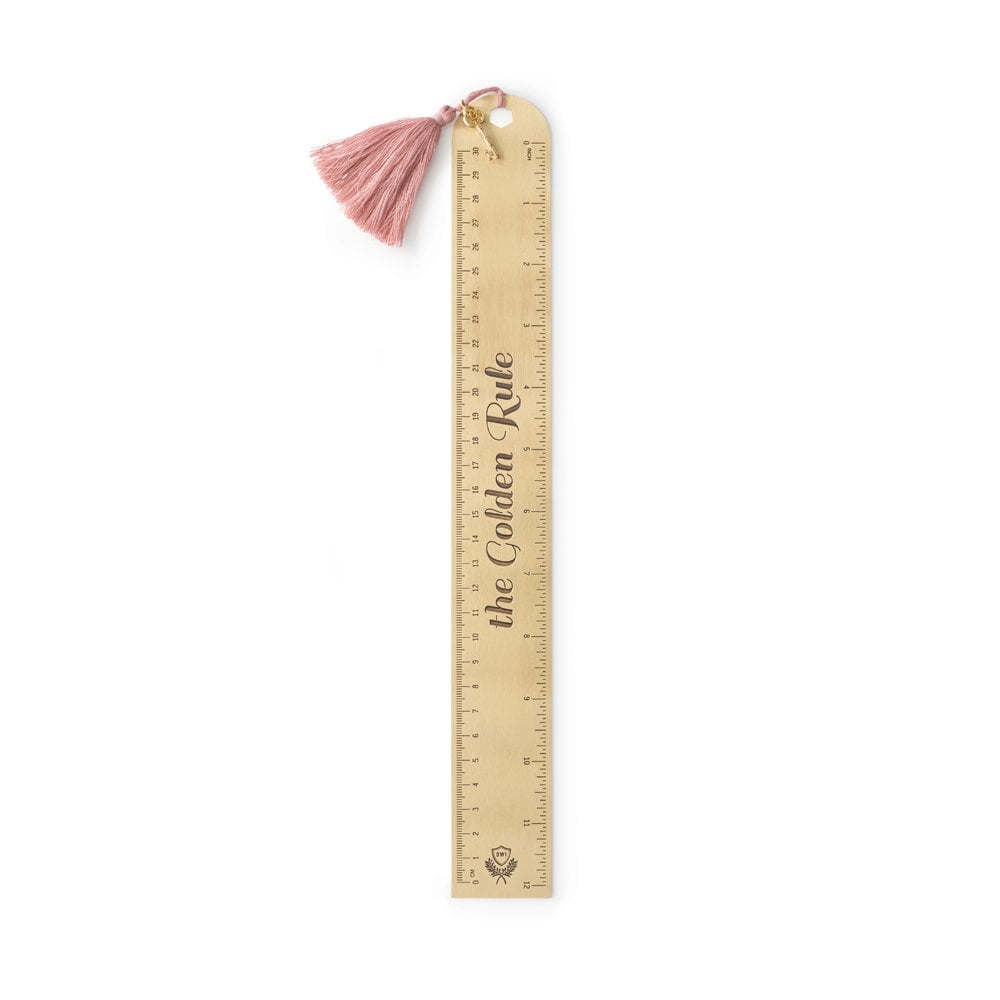 Metal Ruler (12"/30cm)- Golden Rule – Iris & Olive
